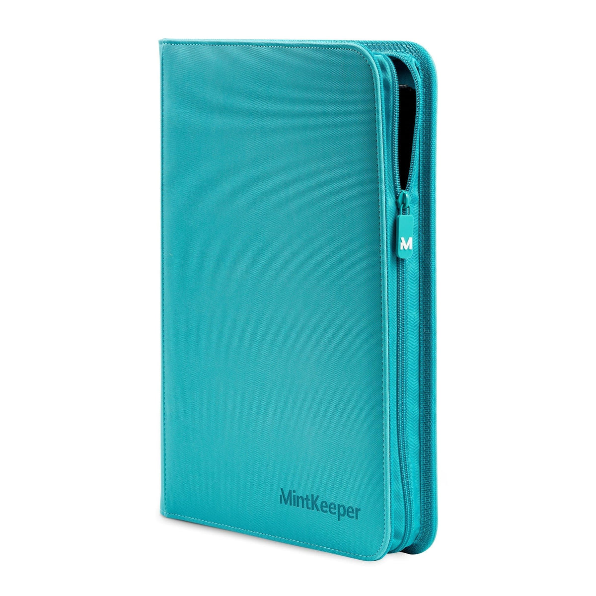 MintKeeper - 9 Pocket Premium Zip Trading Card Binder - Aqua ...