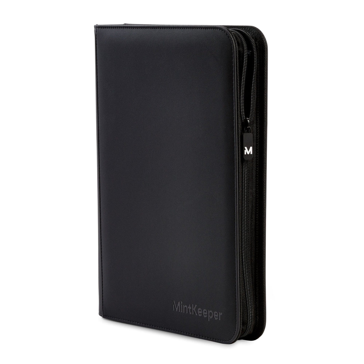MintKeeper - 9 Pocket Premium Zip Trading Card Binder - Black ...