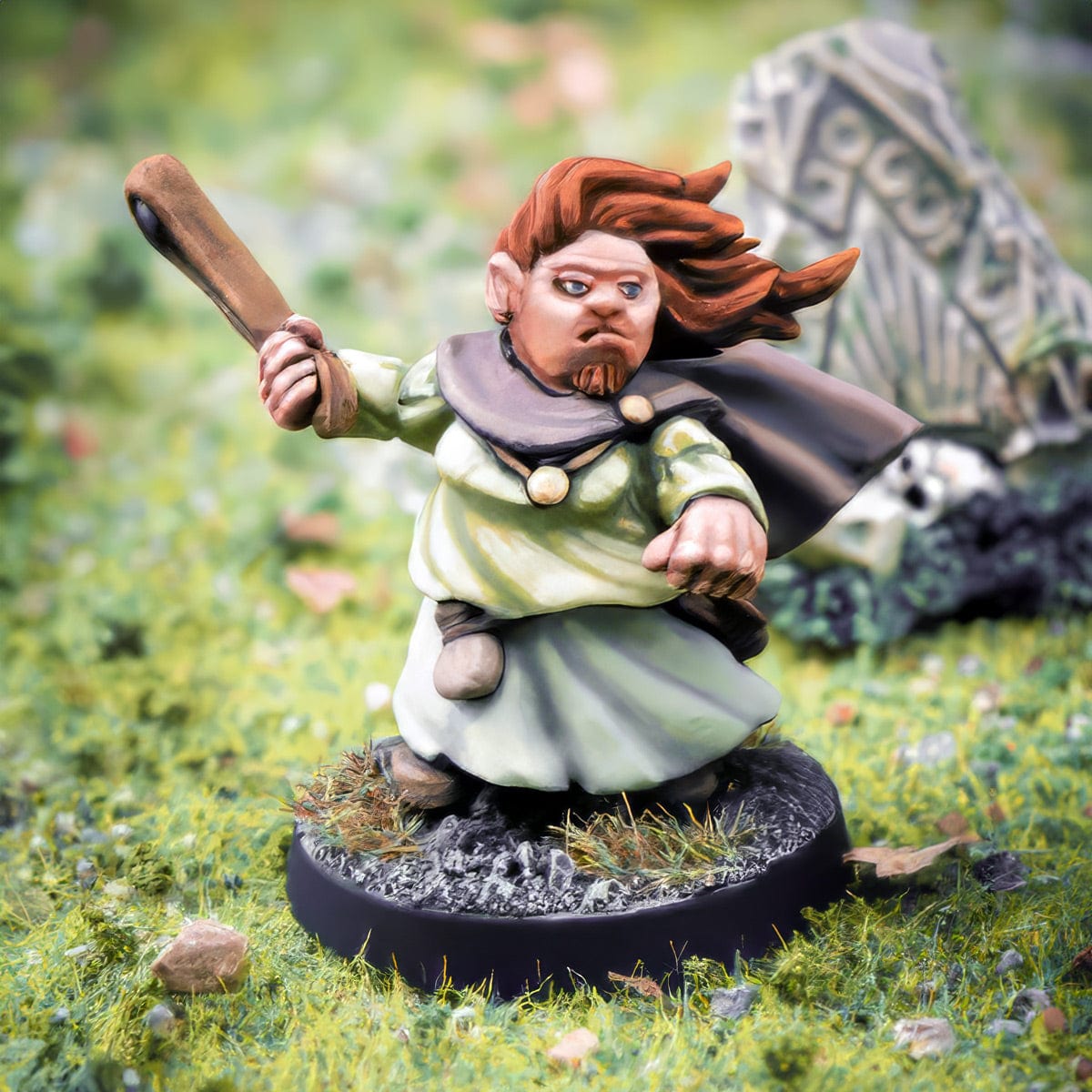 Nelynn Flamehair - Beardfolk Slinger — Northumbrian Tin Soldier