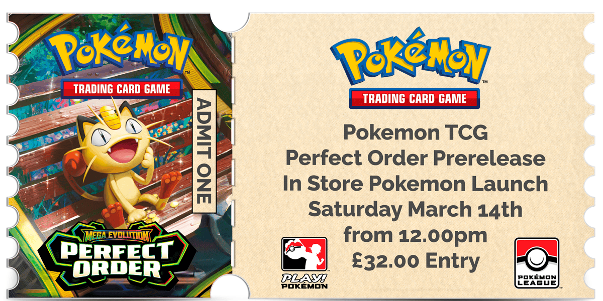 Pokémon - Mega Evolution : Perfect Order - Prerelease: In store event ...
