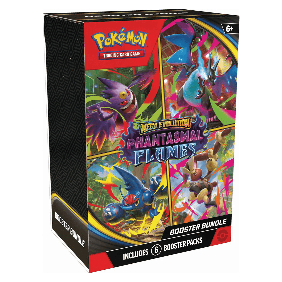 Pokémon - Mega Evolution : Phantasmal Flames - Booster Bundle (6 Packs ...