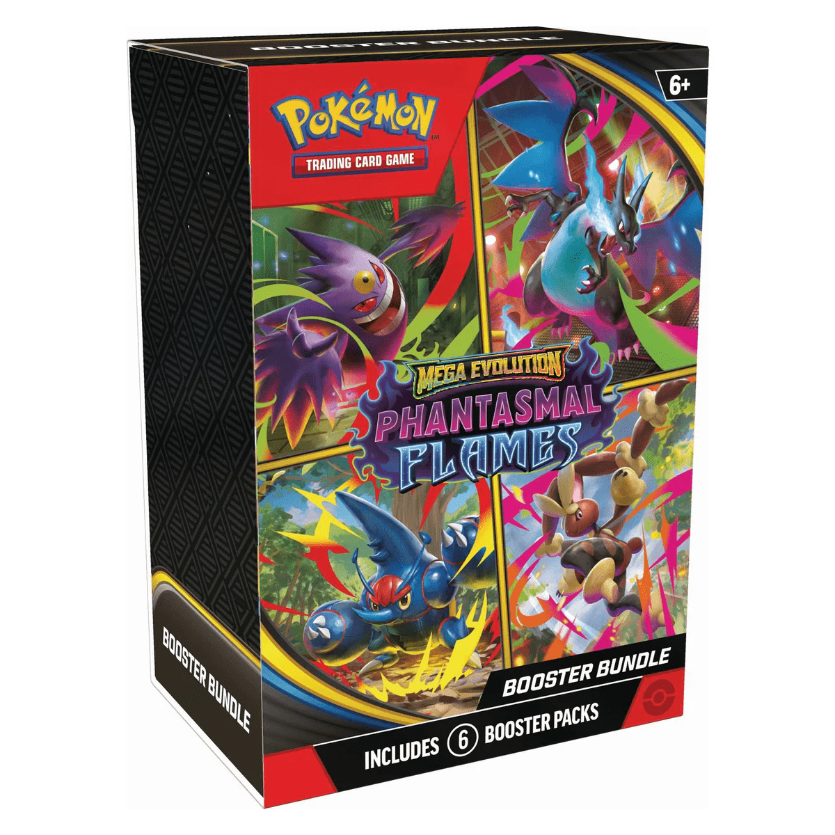 Pokémon - Mega Evolution : Phantasmal Flames - Booster Bundle (6 Packs ...