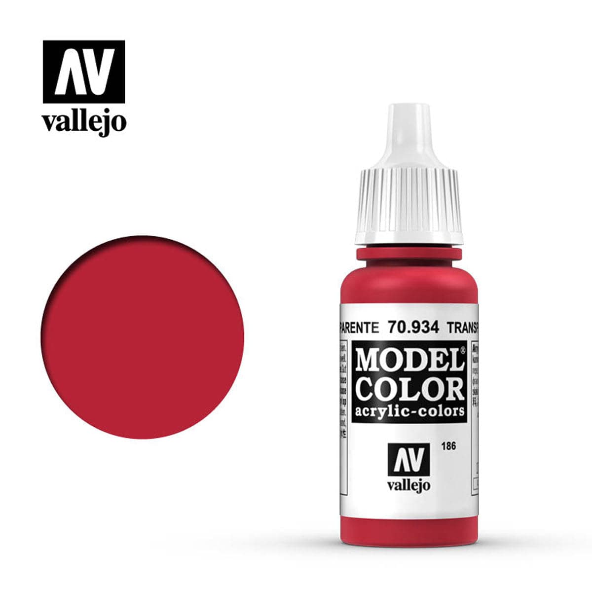 Vallejo Model Color: Transparent Red — Northumbrian Tin Soldier