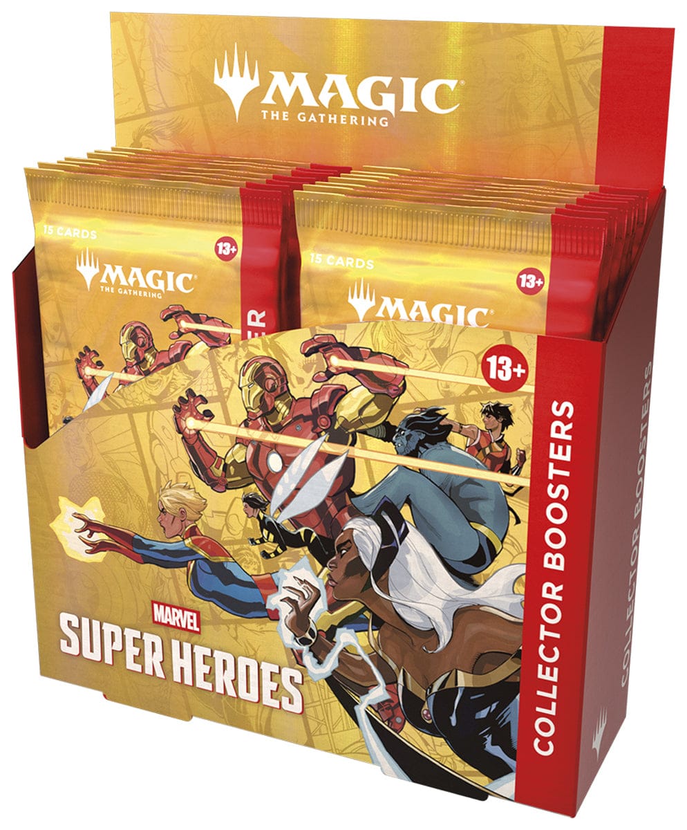 Magic: The Gathering - Marvel Super Heroes Collector Booster Box ...